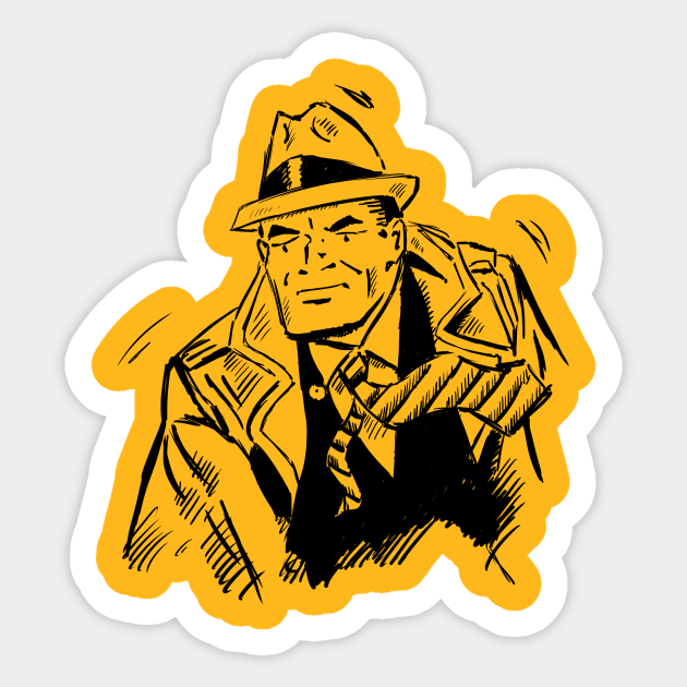 Dick Tracy Dick Tracy Sticker Teepublic